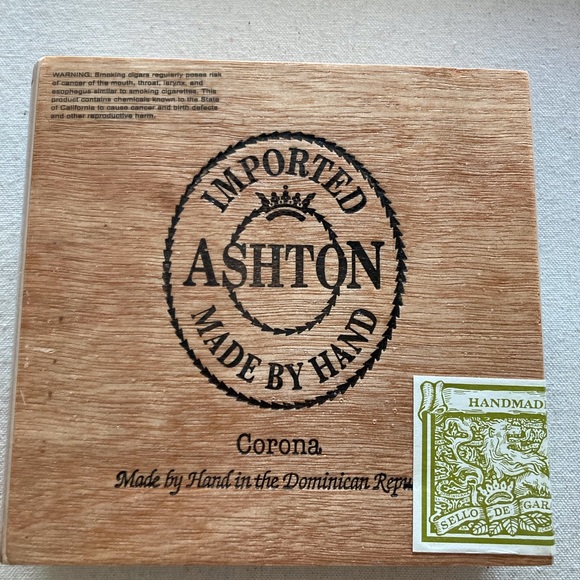 Storage & Organization | Ashton Wooden Cigar Box | Poshmark